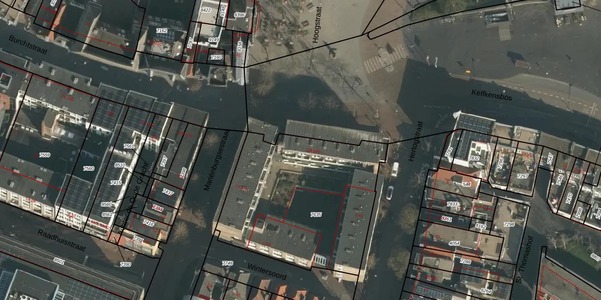 Burchtstraat 154, Nijmegen (6511 RK) - KadastraleKaart.com