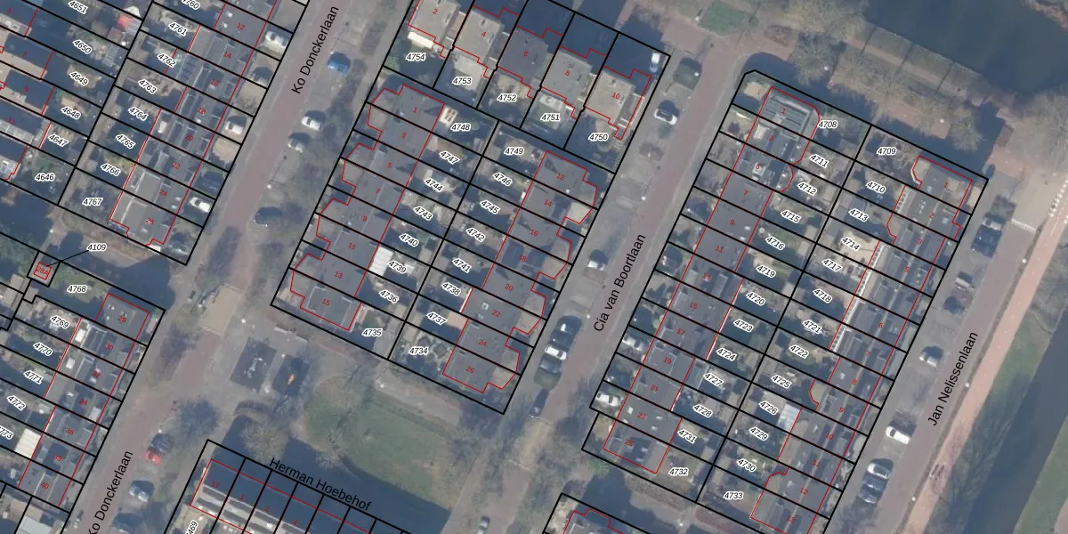 Cia van Boortlaan 18, Amstelveen (1187 TJ) - KadastraleKaart.com