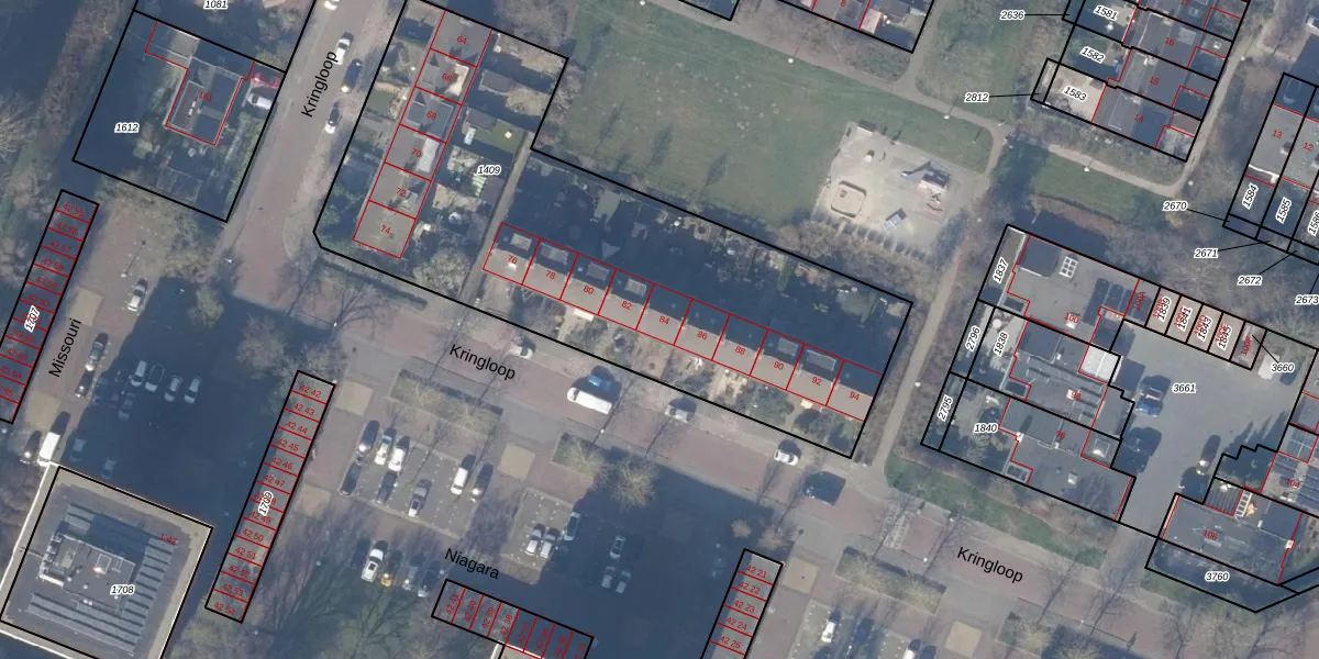 Kringloop 84, Amstelveen (1186 HG) - KadastraleKaart.com