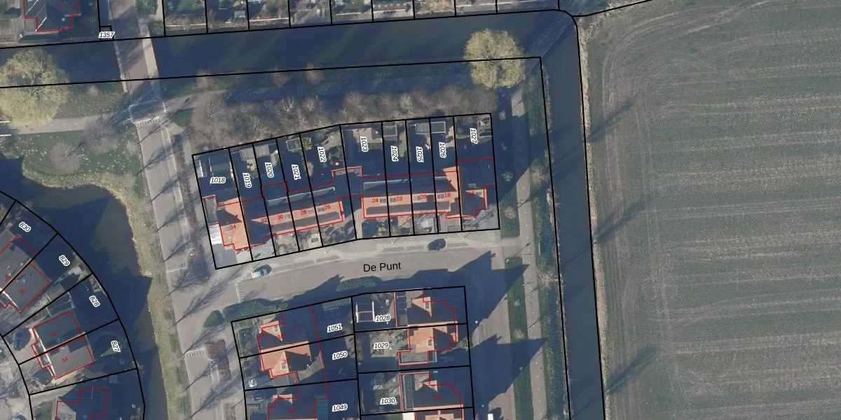 De Punt 20, Midwoud (1679 GZ) - KadastraleKaart.com