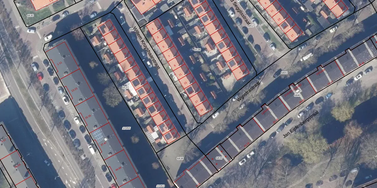 Willem Kruyshaarstraat 15, Zaandam (1505 AZ) - KadastraleKaart.com