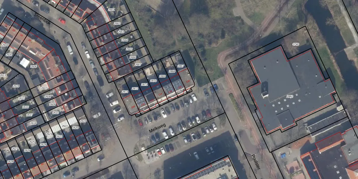 Melkweg 118, Katwijk (2221 NZ) - KadastraleKaart.com