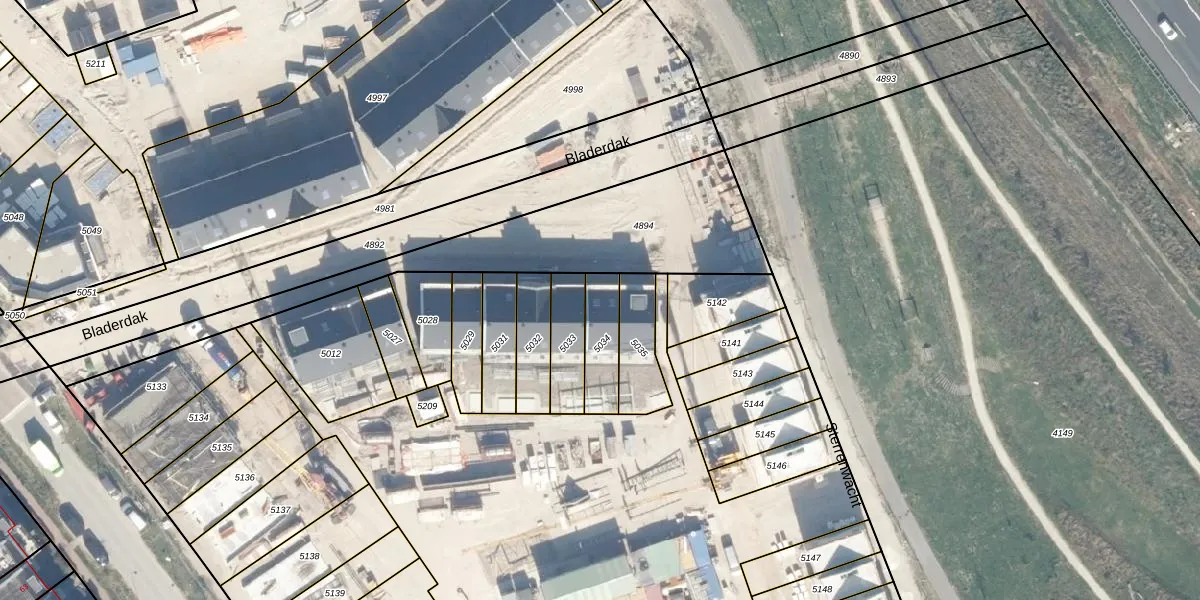 Bladerdak 20, Maassluis (3147 ZZ) - KadastraleKaart.com