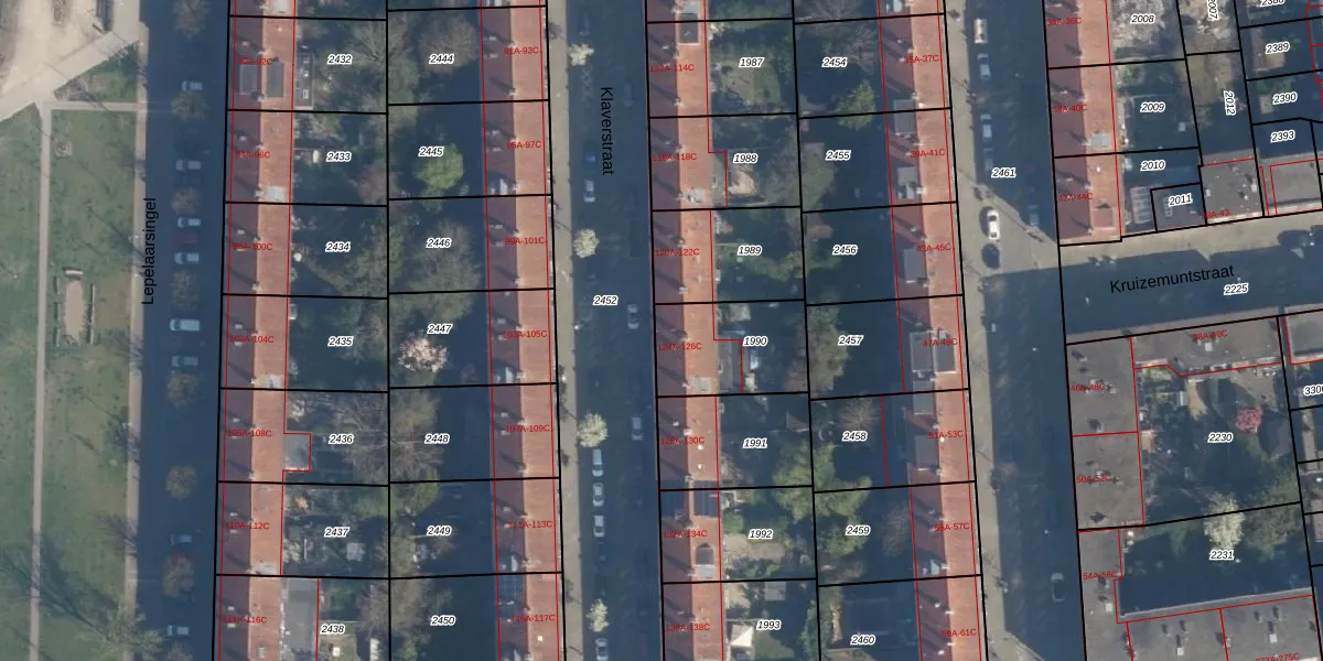 Klaverstraat 124-B, Rotterdam (3083 VN) - KadastraleKaart.com