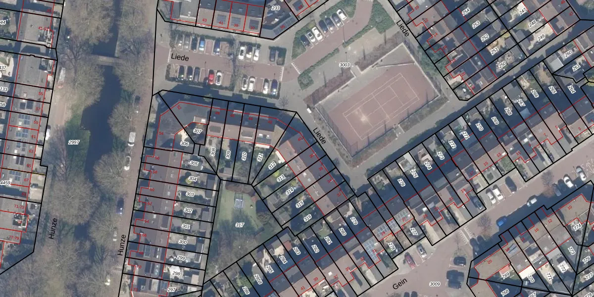 Liede 40, Rotterdam (3068 GP) - KadastraleKaart.com