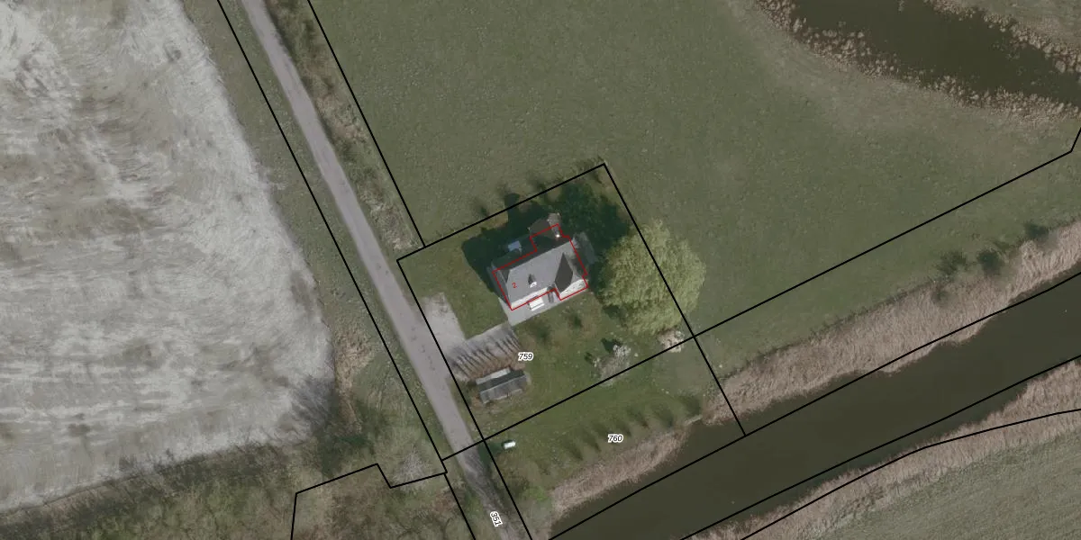 Groot Eiland 2, Hulst (4561 RN) - KadastraleKaart.com