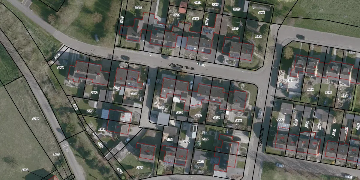 Gladiolenlaan 7, Hoek (4542 CX) - KadastraleKaart.com