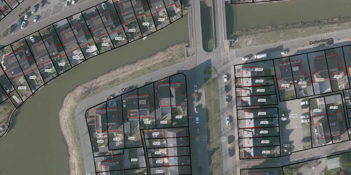 Oester 1, Bergen op Zoom (4616 AC) - KadastraleKaart.com