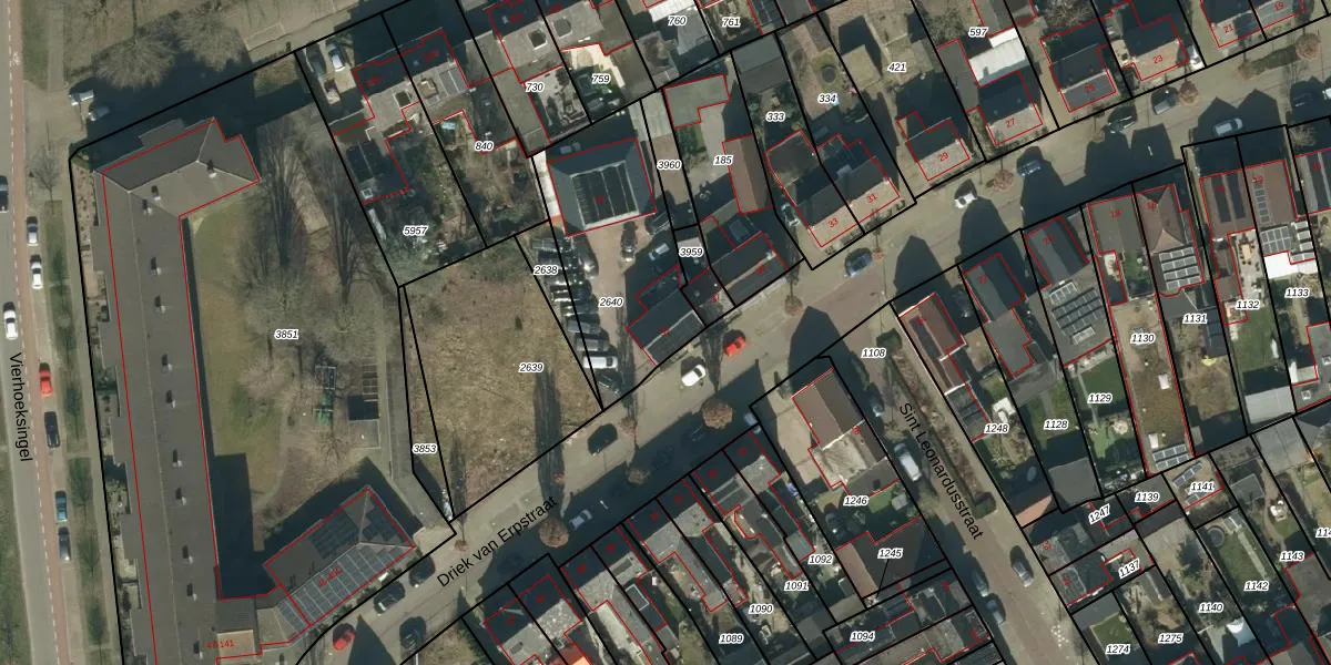 Driek van Erpstraat 39, Oss (5341 AK) - KadastraleKaart.com