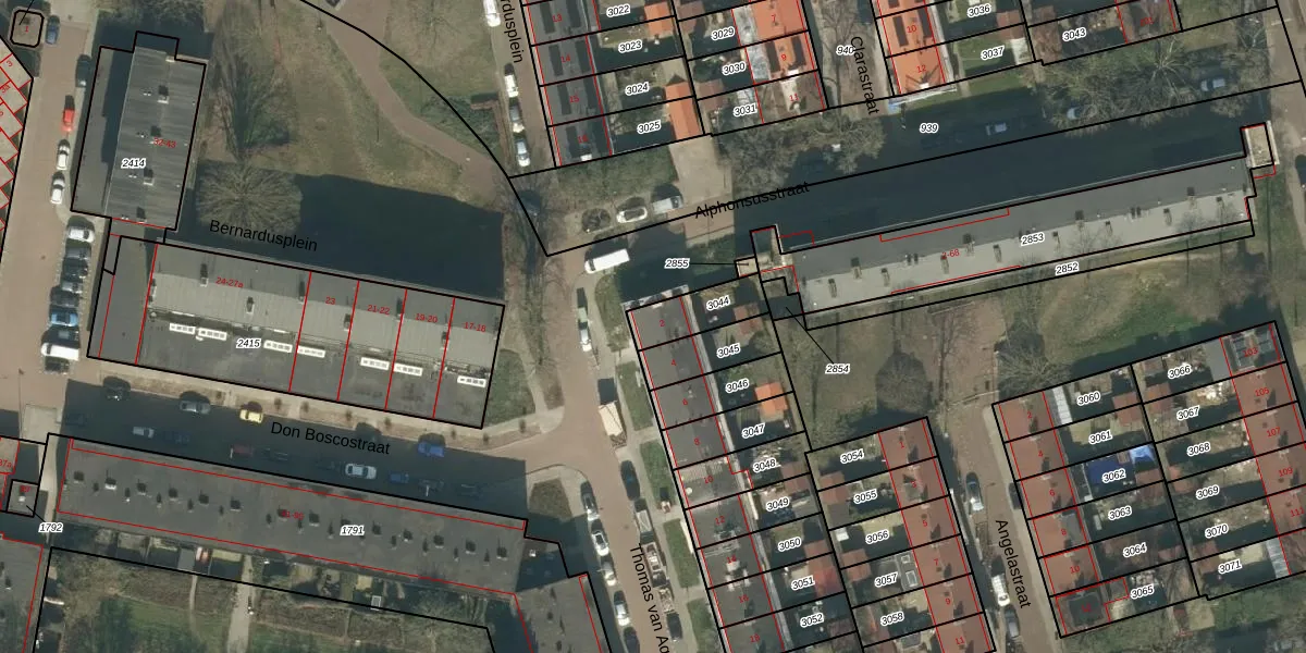 Thomas van Aquinostraat 2, Tilburg (5042 HB) - KadastraleKaart.com