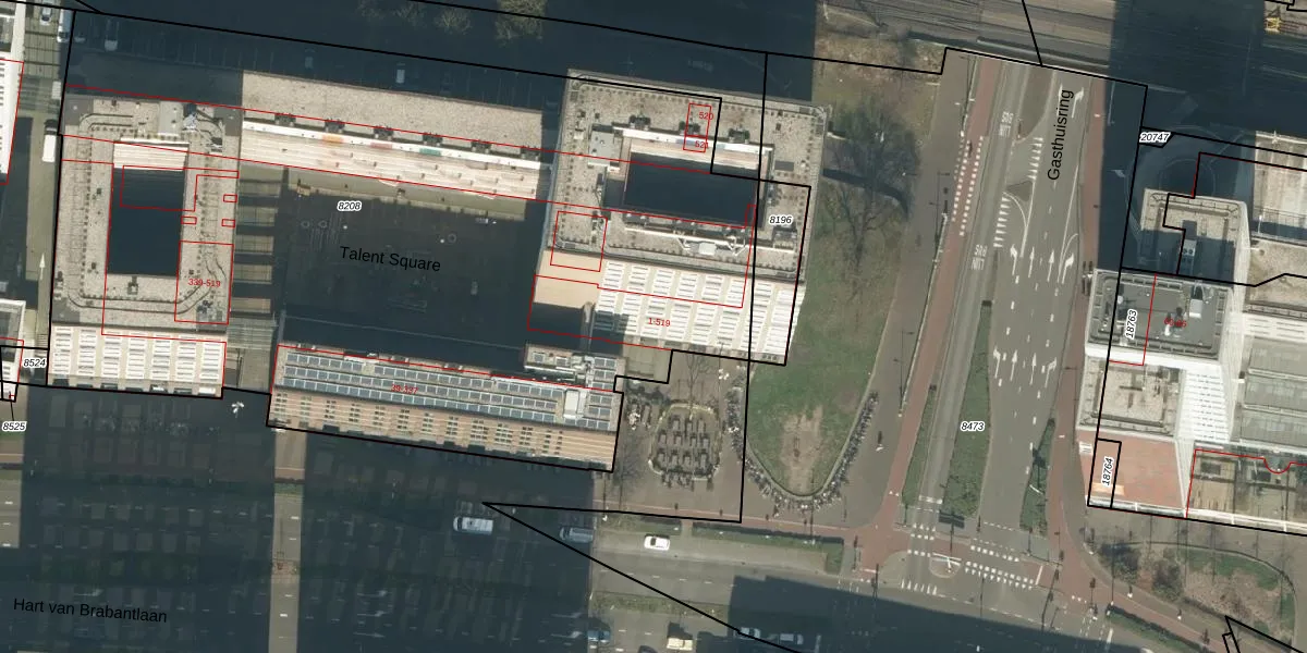 Talent Square 27, Tilburg (5038 LX) - KadastraleKaart.com