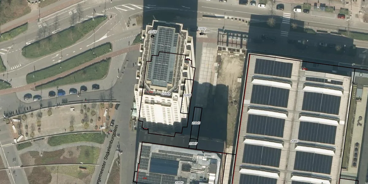 Burgemeester Stekelenburgplein 101, Tilburg (5041 SC) - KadastraleKaart.com