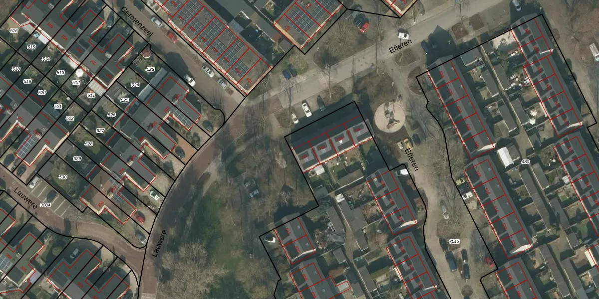 Efferen 701, Uden (5403 XM) - KadastraleKaart.com