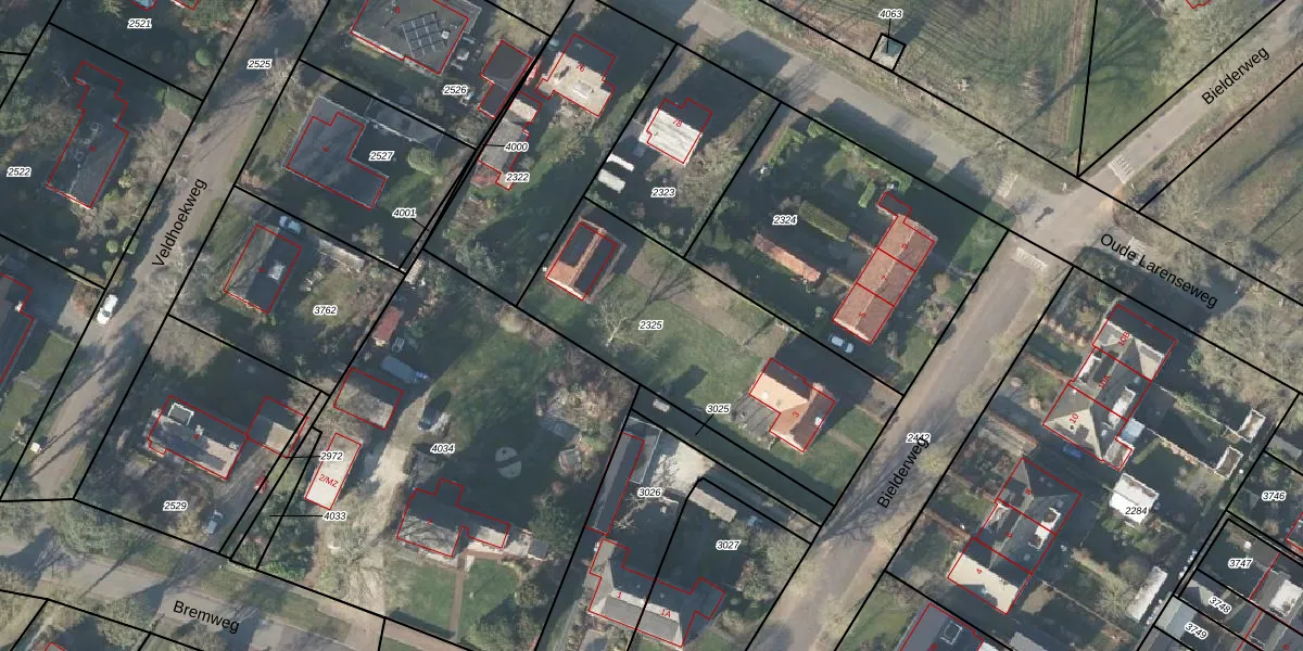Bielderweg 3, Harfsen - AMN00-B-2325 - KadastraleKaart.com