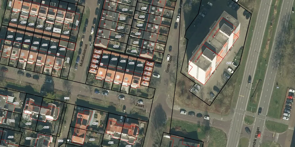 Grote Spie 84, Breda - BDA00-E-4466 - KadastraleKaart.com