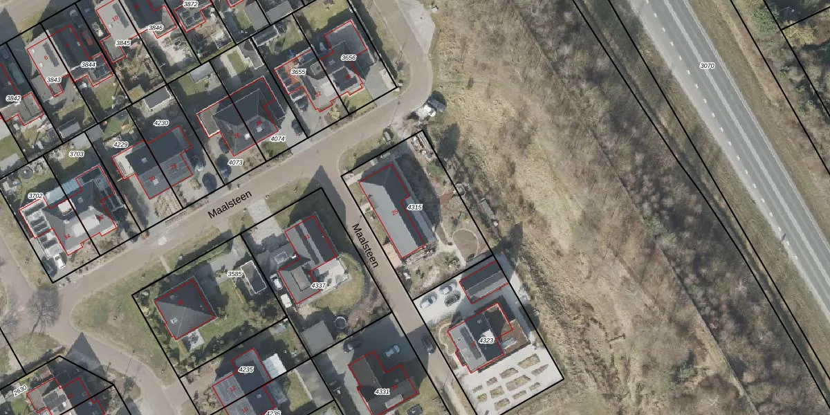 Maalsteen 25, Borger - BGR01-L-4315 - KadastraleKaart.com