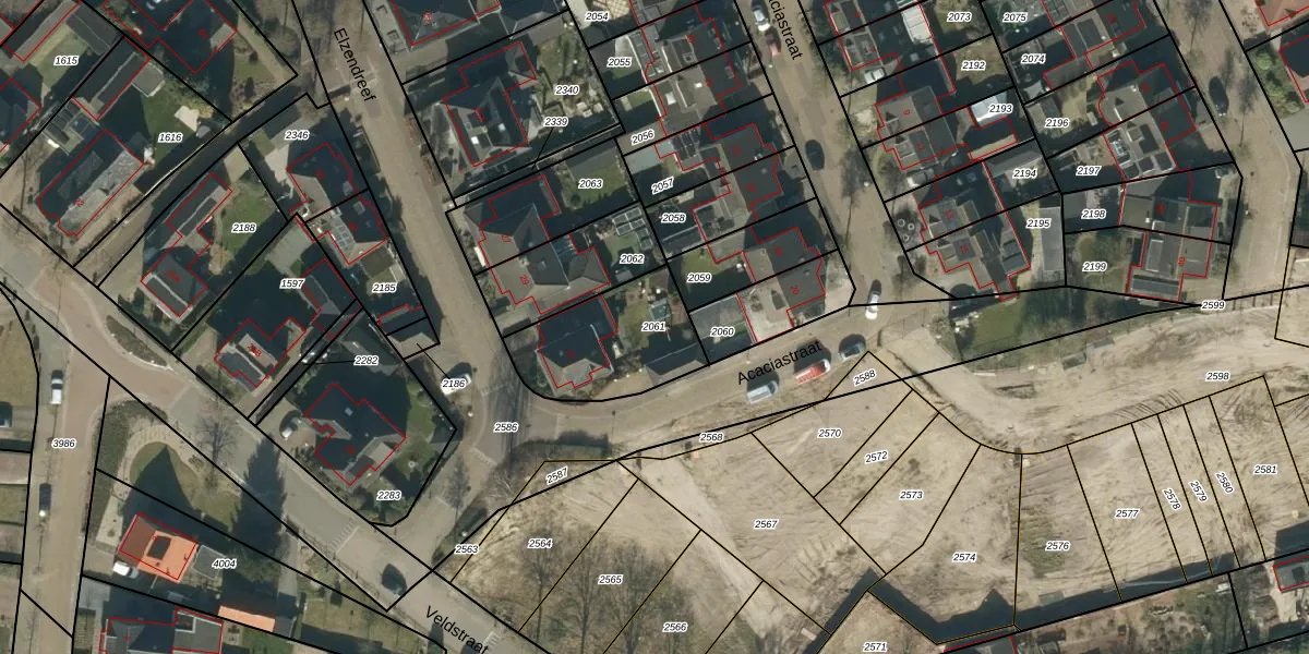 Elzendreef 31, Geffen - GFN00-B-2061 - KadastraleKaart.com