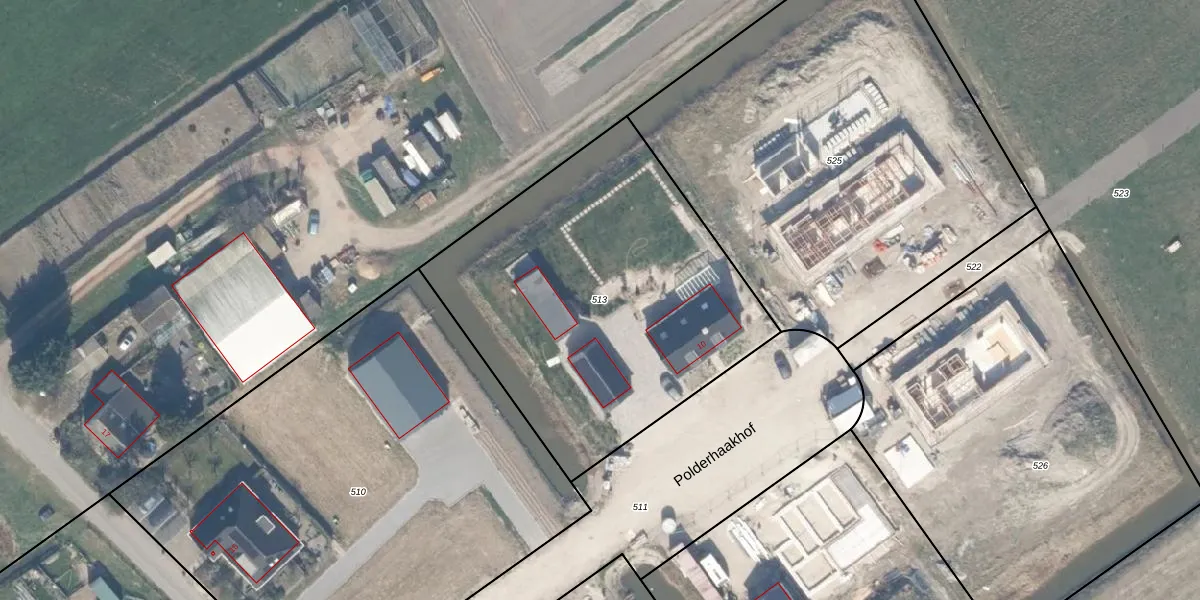 Polderhaakhof 10, Hoek van Holland - HOE01-E-513 - KadastraleKaart.com