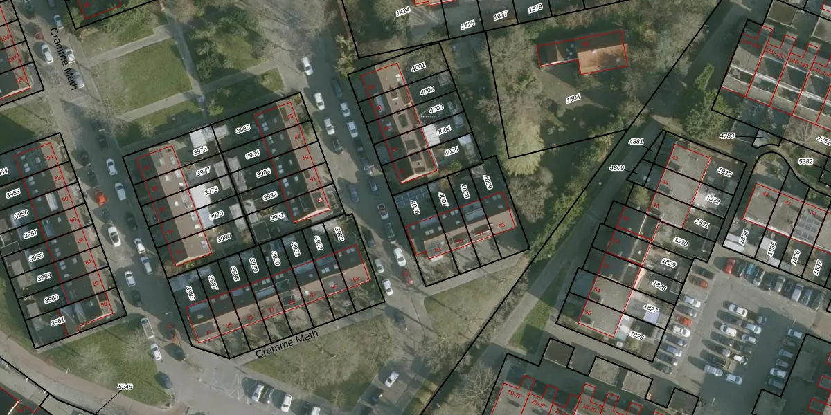 Cromme Meth 61, Hoogvliet Rotterdam - HVT01-B-4006 - KadastraleKaart.com