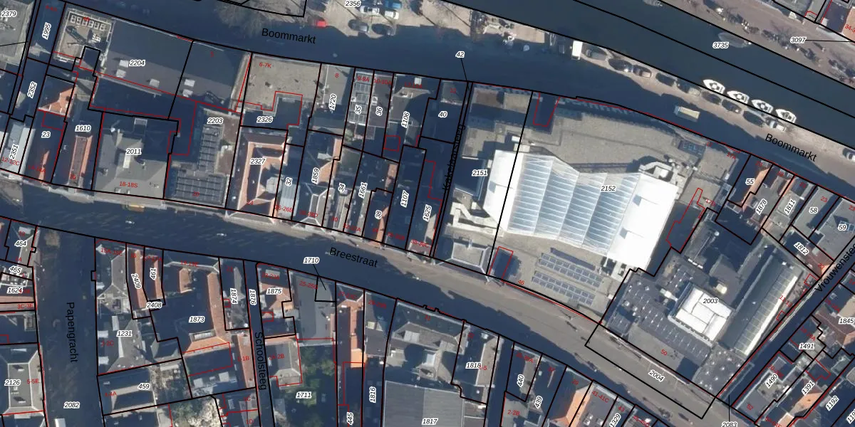 Breestraat 38, Leiden - LDN01-G-1625 - KadastraleKaart.com