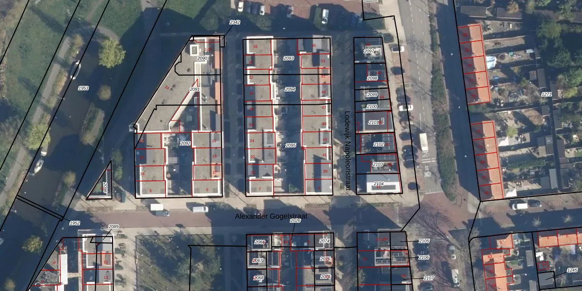 Alexander Gogelstraat 7, Leiden - LDN01-N-2095 - KadastraleKaart.com