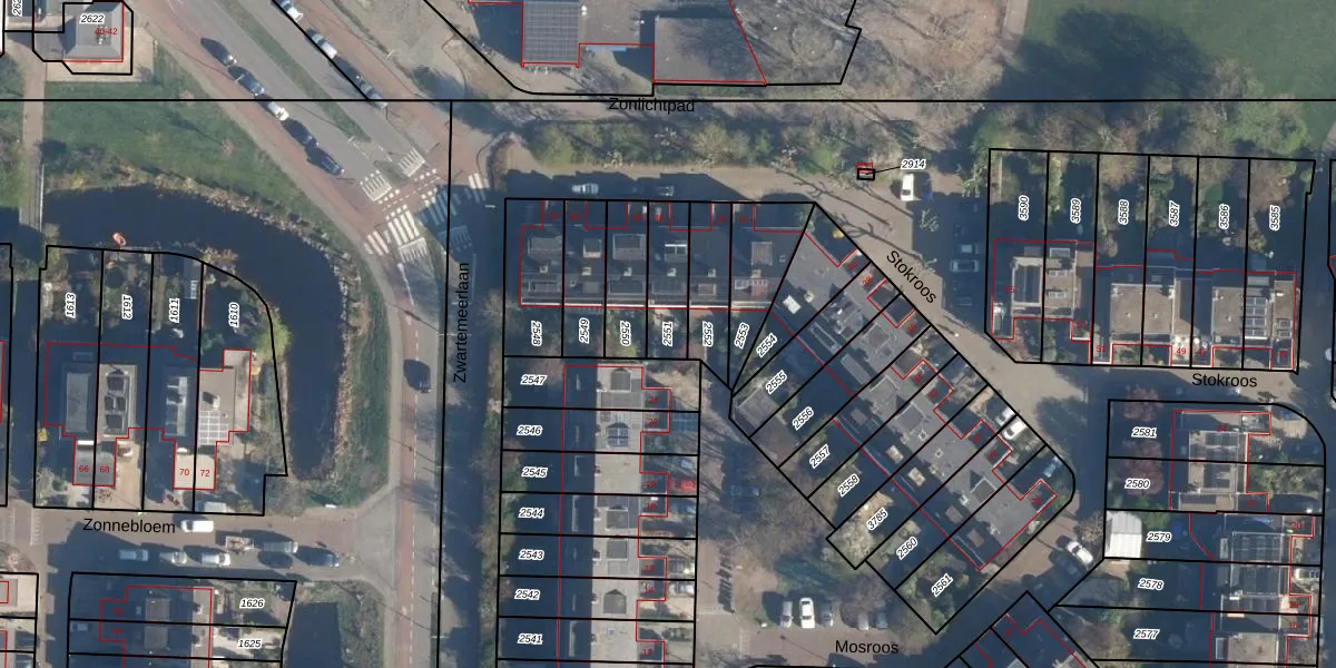 Stokroos 46, Leiden - LDN01-S-2551 - KadastraleKaart.com