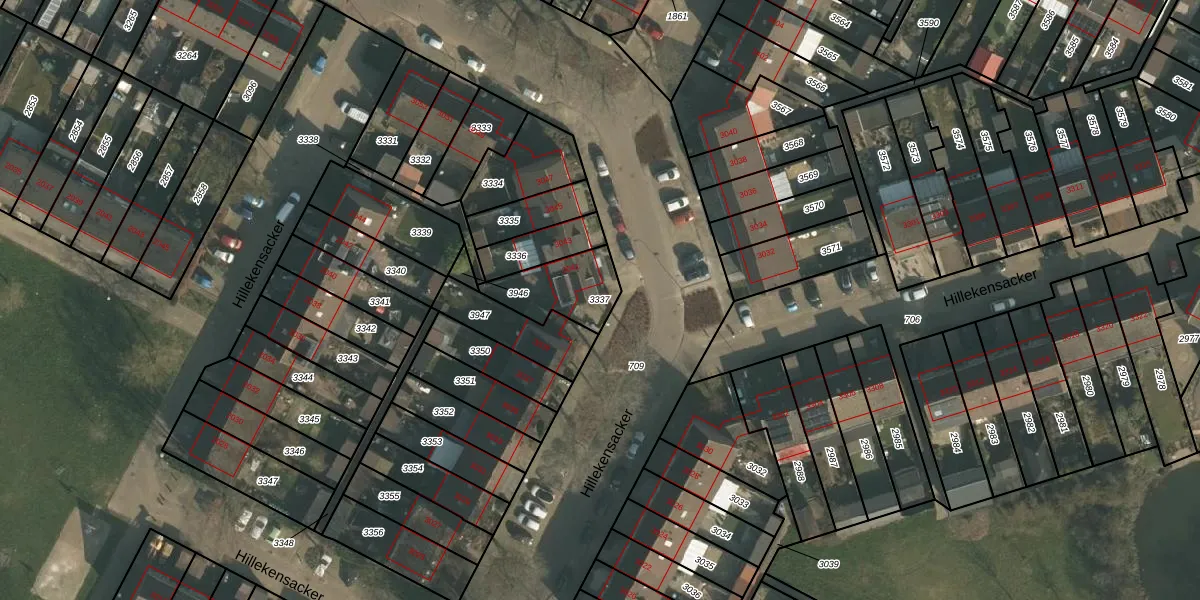 Hillekensacker 3041, Nijmegen - NBH00-E-3337 - KadastraleKaart.com