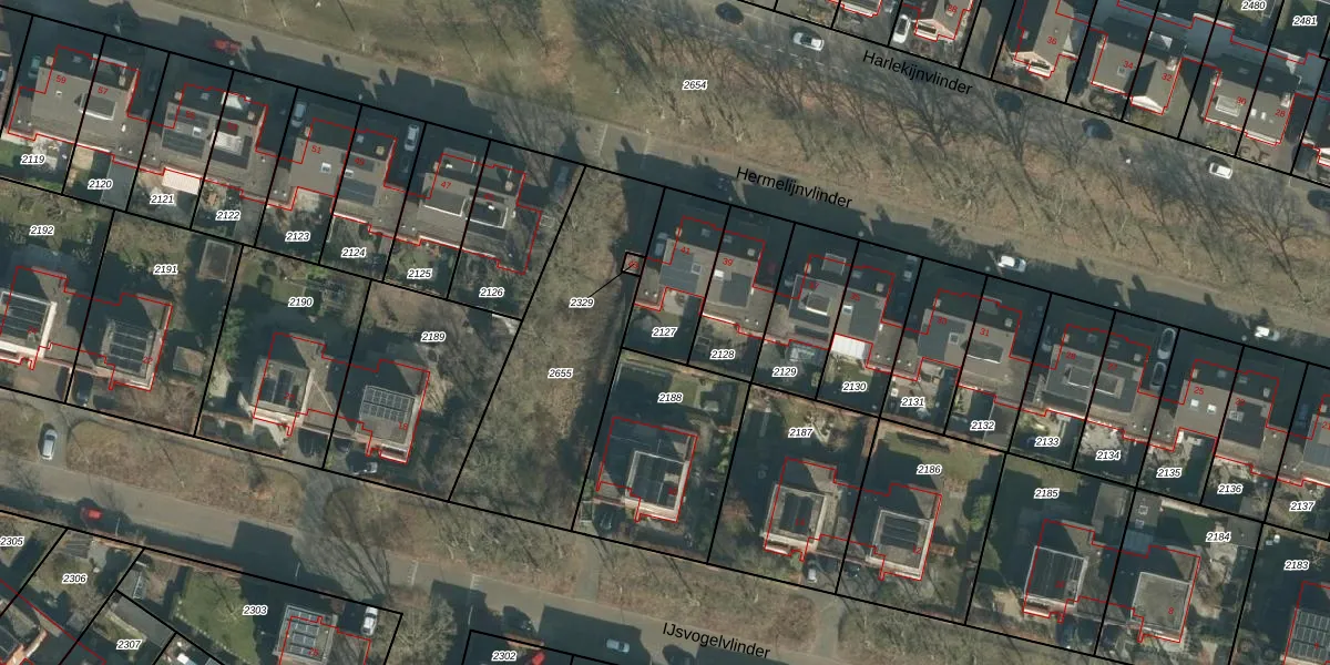 Hermelijnvlinder 41, Oosterhout - OTH01-P-2127 - KadastraleKaart.com