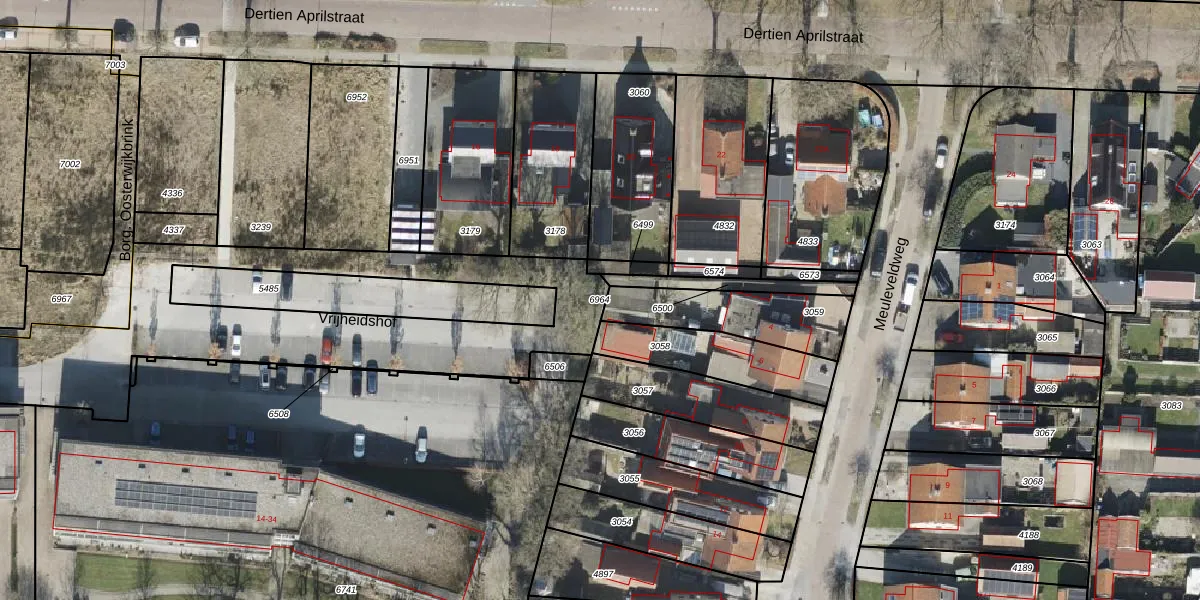 Perceel OTW02C6964 in Oosterwolde - KadastraleKaart.com