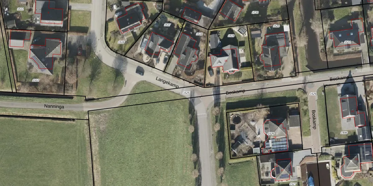 Perceel OTW02D1525 in Oosterwolde - KadastraleKaart.com