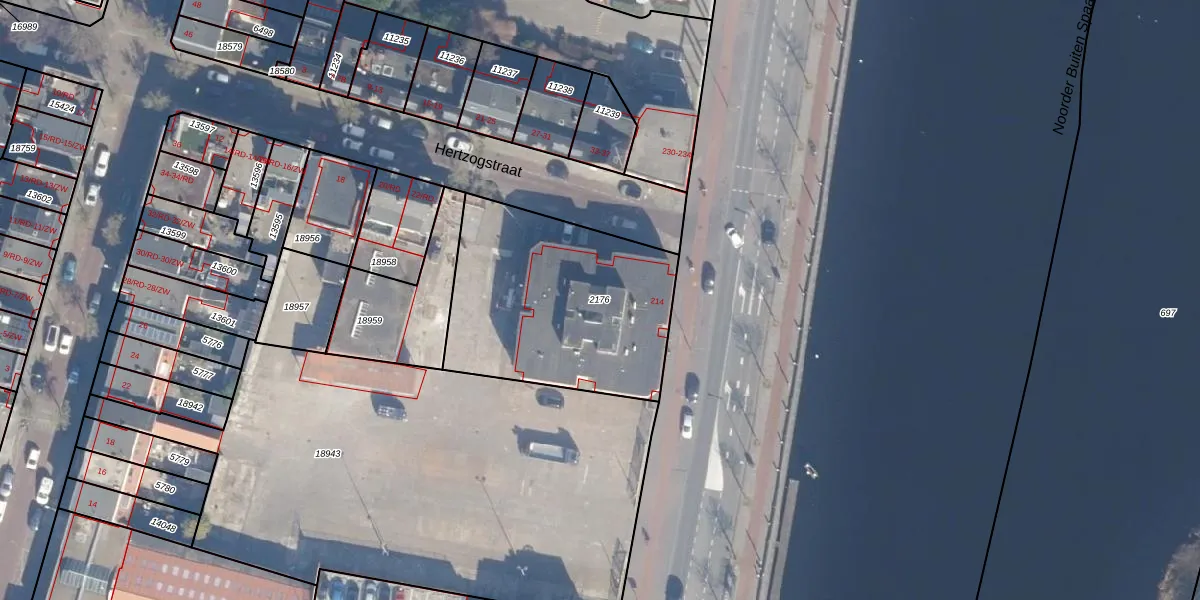 Spaarndamseweg 214, Haarlem - STN01-B-2176 - KadastraleKaart.com