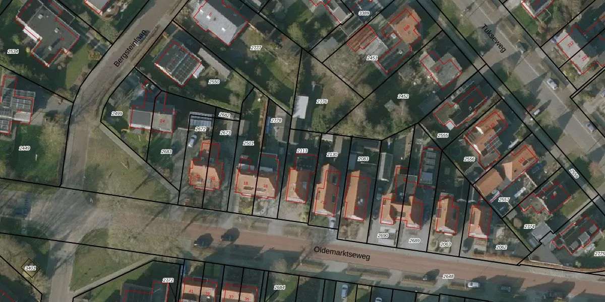 Oldemarktseweg 14, Tuk - SWK05-E-2113 - KadastraleKaart.com