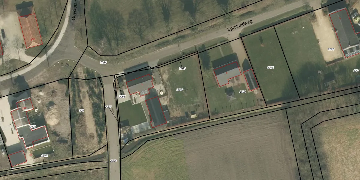 Spralandweg 1, Oostrum - VRY00-S-2066 - KadastraleKaart.com