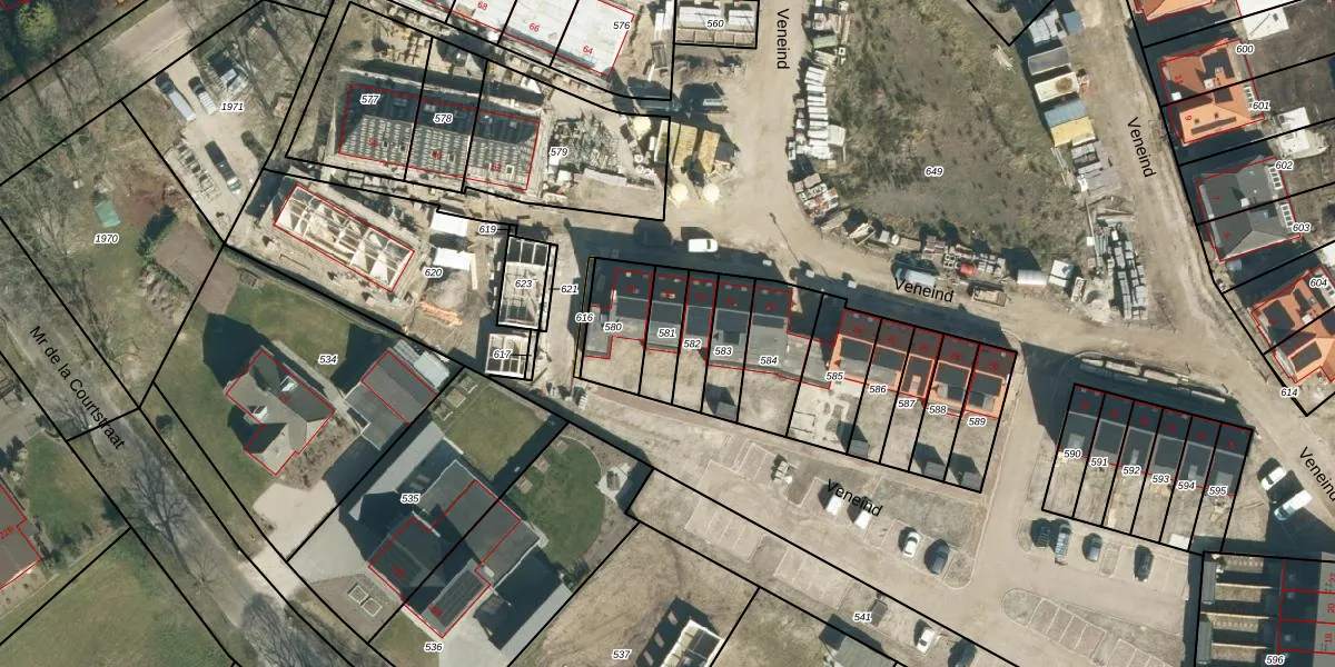 Veneind 52, Vessem - VSM01-L-581 - KadastraleKaart.com