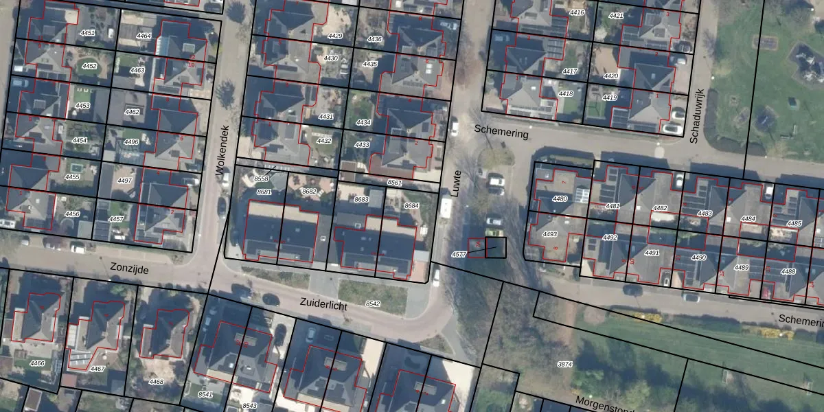 Zuiderlicht 1, De Meern - VTN00-F-8684 - KadastraleKaart.com