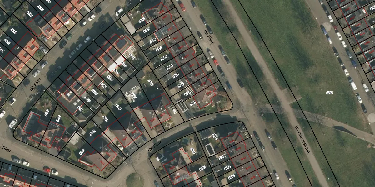 de Flier 3634, Wijchen - WCN00-P-1022 - KadastraleKaart.com