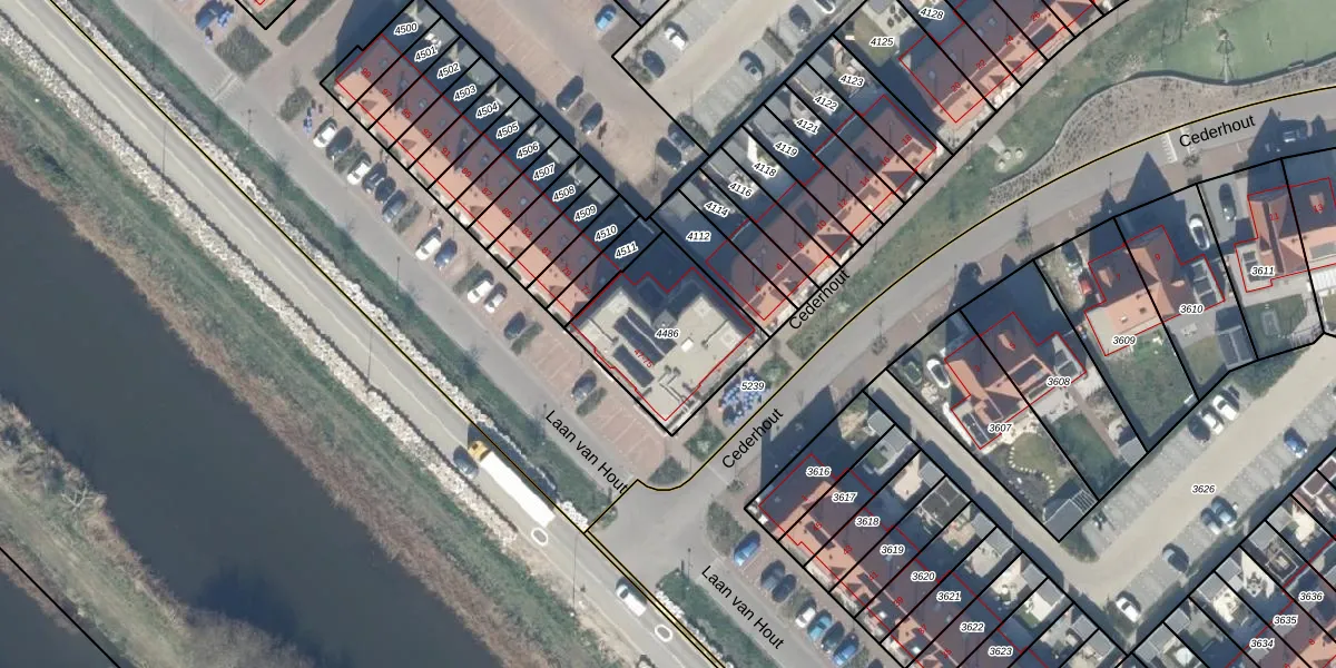 Laan van Hout 47, Waddinxveen - WDV01-E-4486 - KadastraleKaart.com