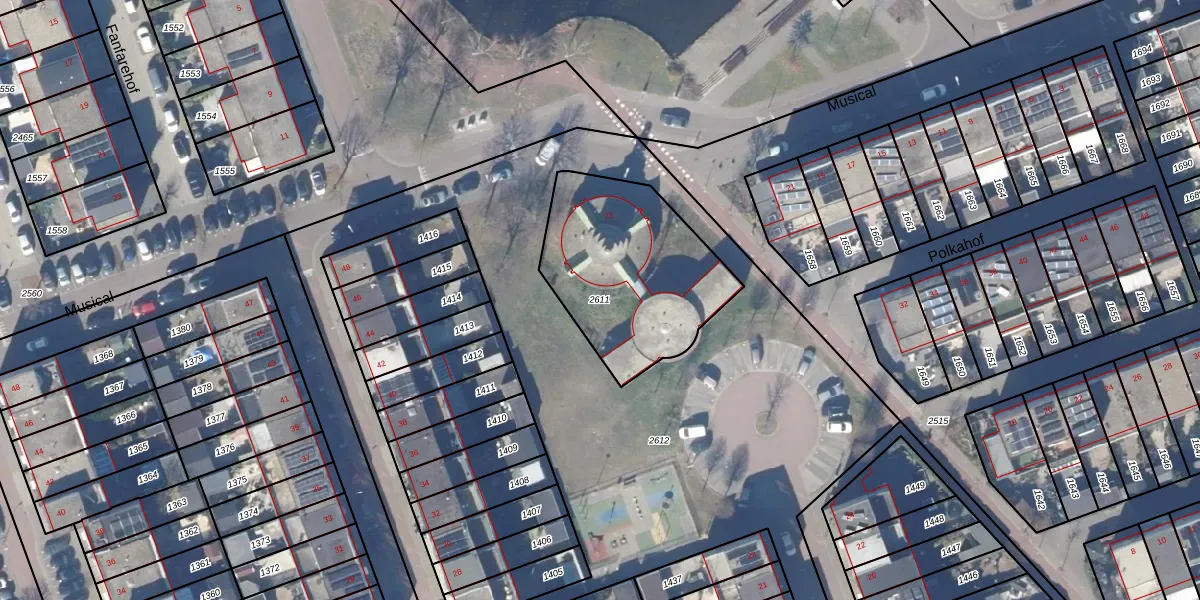 Musical 23, Zaandam - ZDM01-P-2611 - KadastraleKaart.com