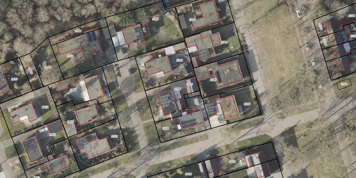 Eltinge 3, Zuidlaren - ZLR00-H-2308 - KadastraleKaart.com